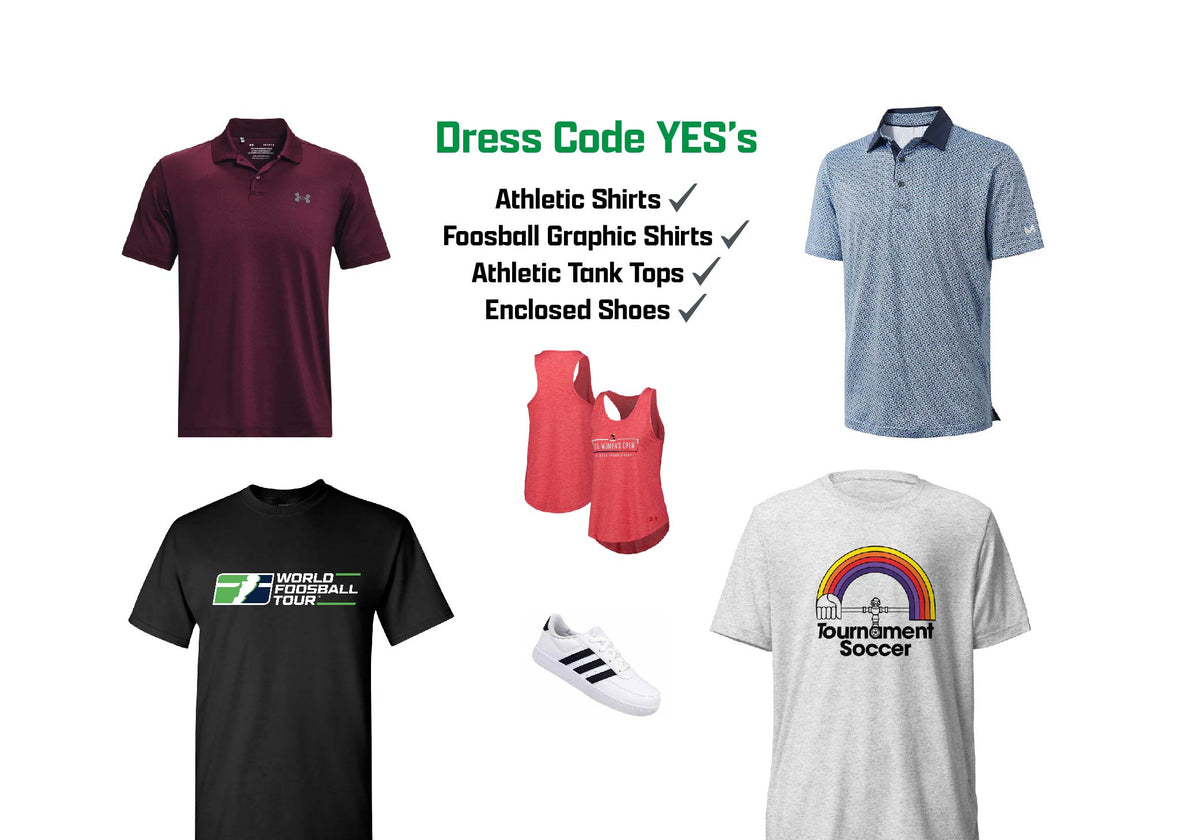 Dress Code – World Foosball Tour